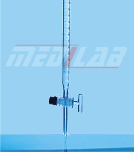 Burette with Glass Stopcock, Class B - MEDILAB