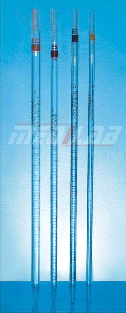 Pipette, Graduated, Mohr Type, Class 'B' - MEDILAB