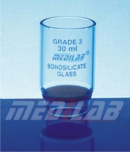 Sintered Crucible - Borosilicate Glass 3.3 - MEDILAB