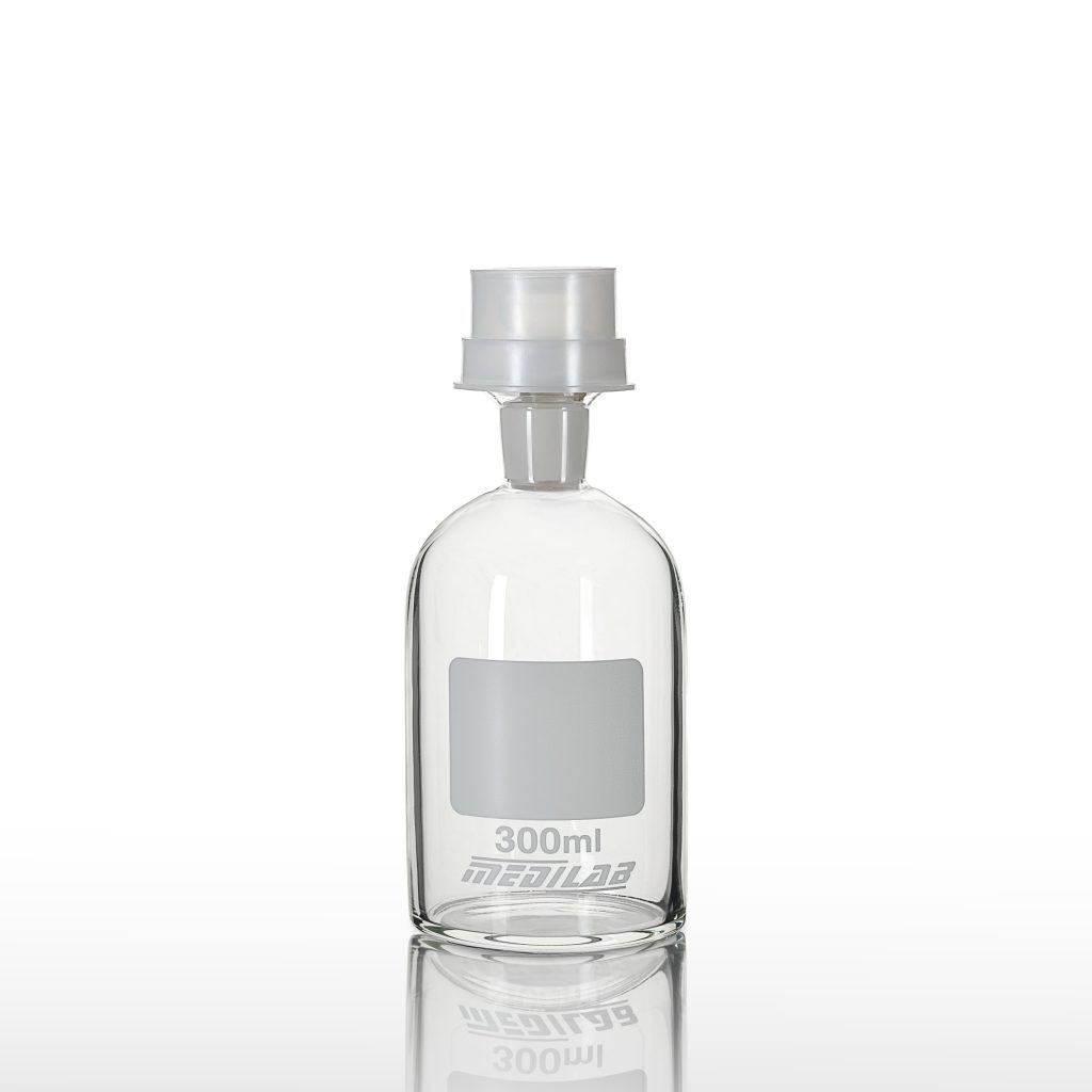 BOD Bottle with Interchangeable Glass Stopper - MEDILAB
