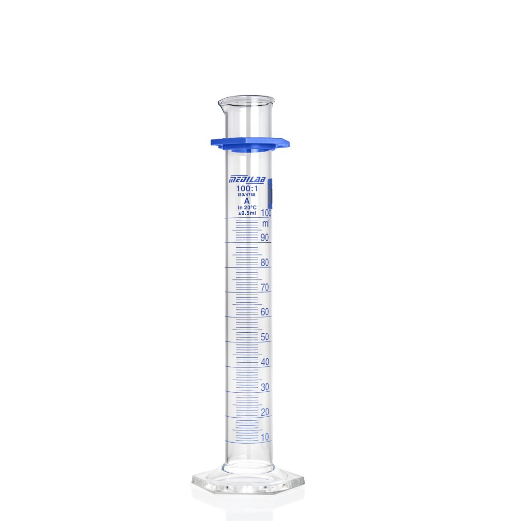 Measuring Cylinder with Hexagonal Base, Class 'A'Â - MEDILAB