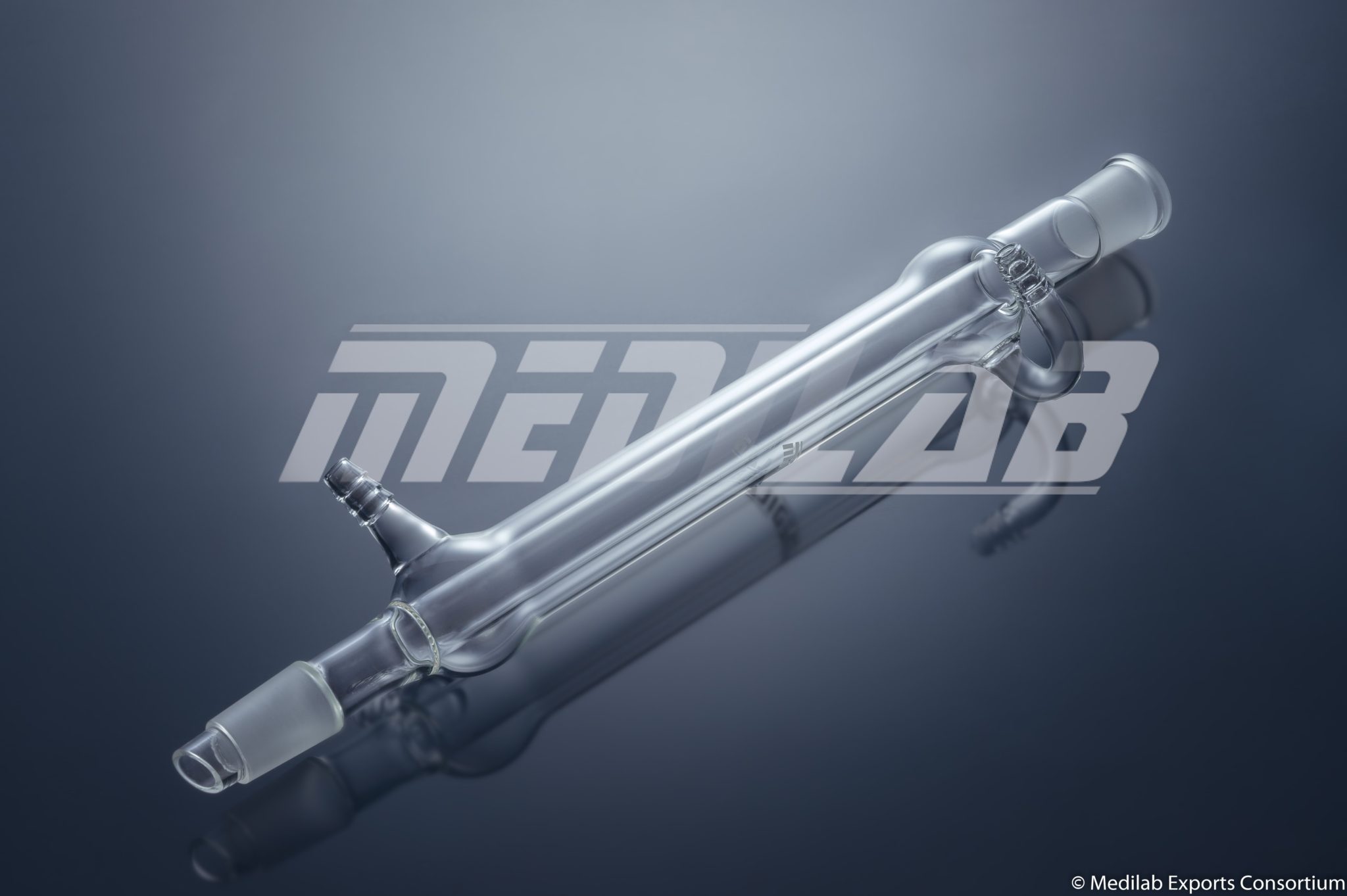 Liebig Condenser, Borosilicate Glass 3.3 - MEDILAB