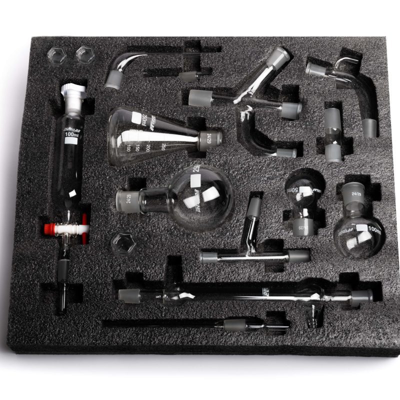 Organic Glass Chemistry Set - Boro 3.3 Glass - Medilab