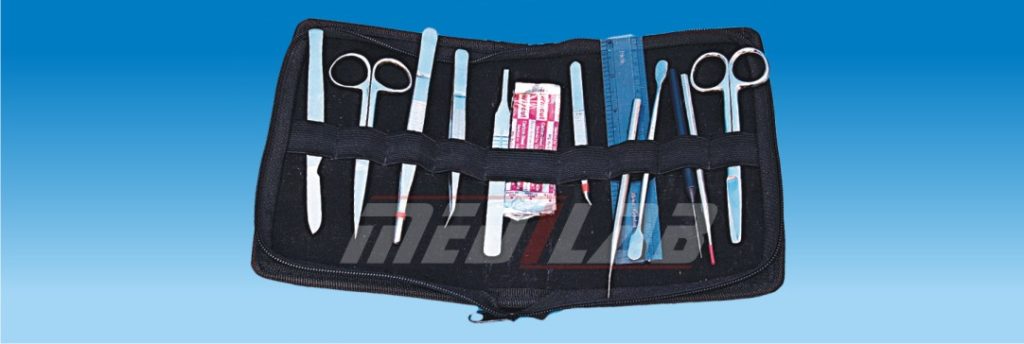 Dissecting Set – MEDILAB With Rexine Pouch Bag.