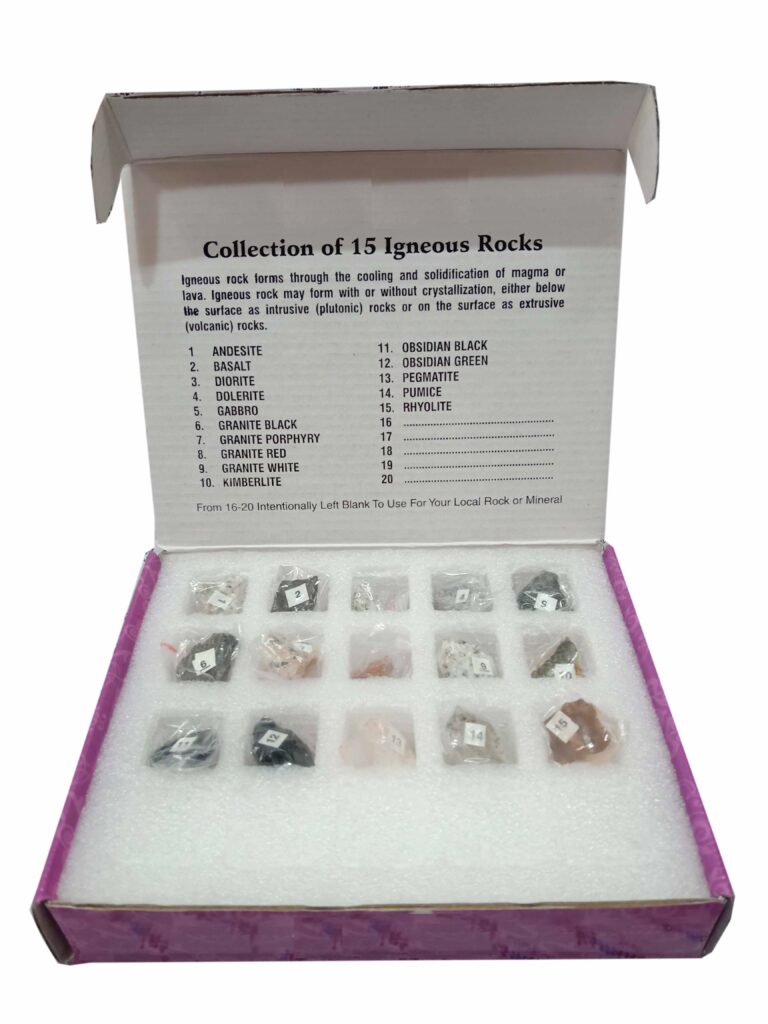 Collection of 15 Igneous Rocks – MEDILAB
